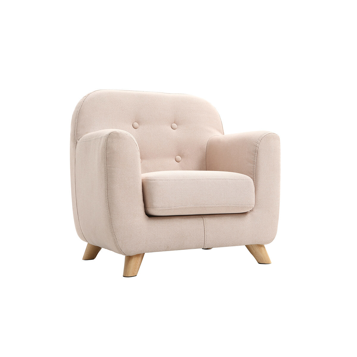 Miliboo Fauteuil enfant scandinave menthe à l'eau NORKID