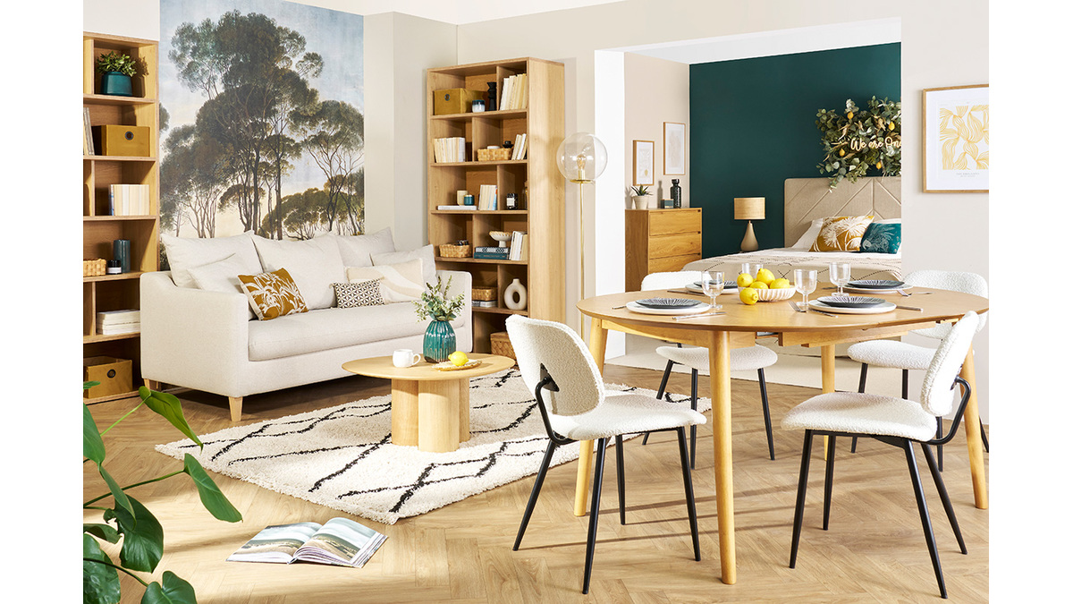 Lampadaire globe en verre et métal doré H160 cm SOAP - Miliboo